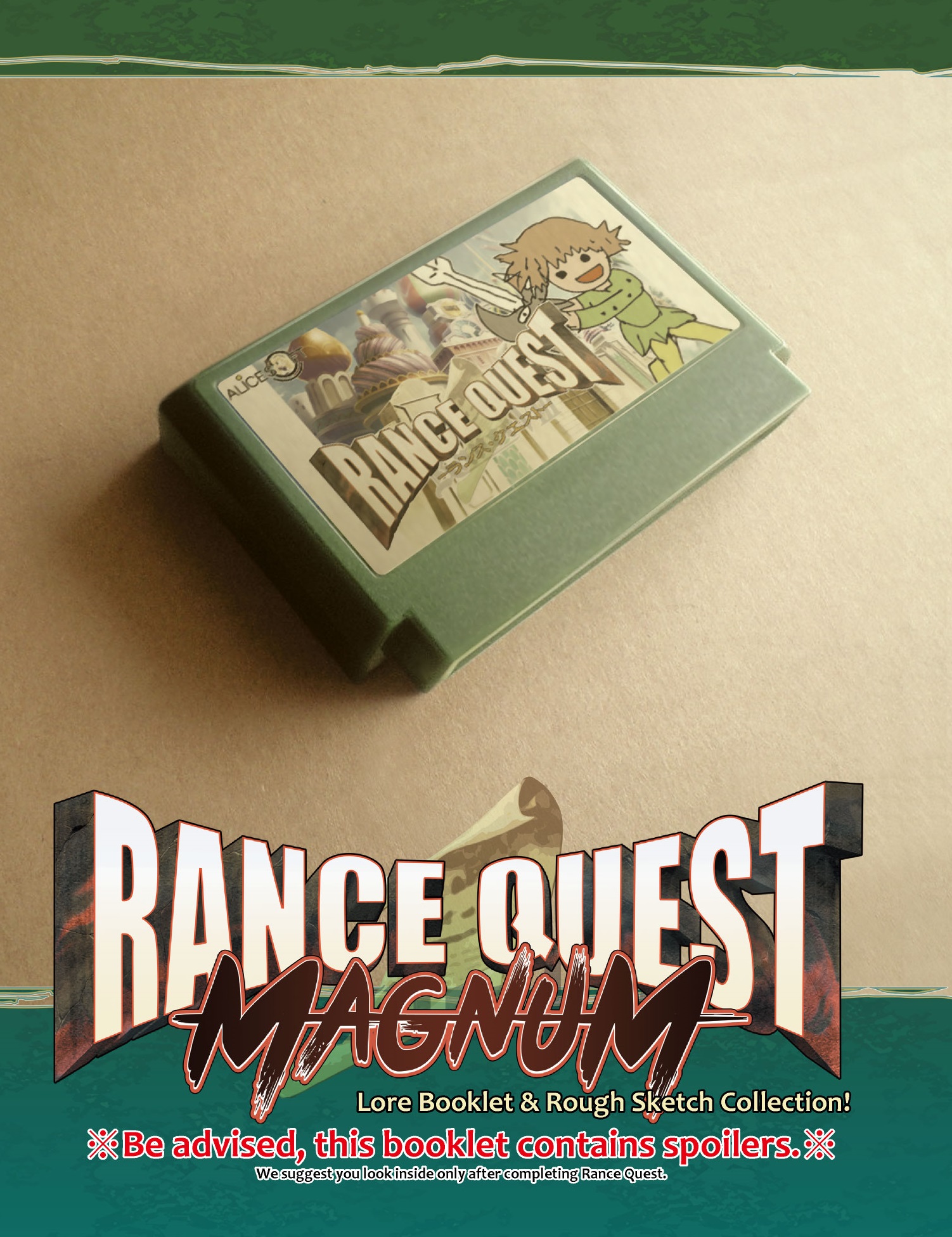 Rance Quest Magnum Hardcopy Edition Booklet - Andrew Hodgson